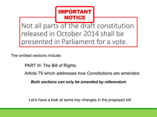 The Constitution of Zambia (Amendment)Bill l2015 | PPTX