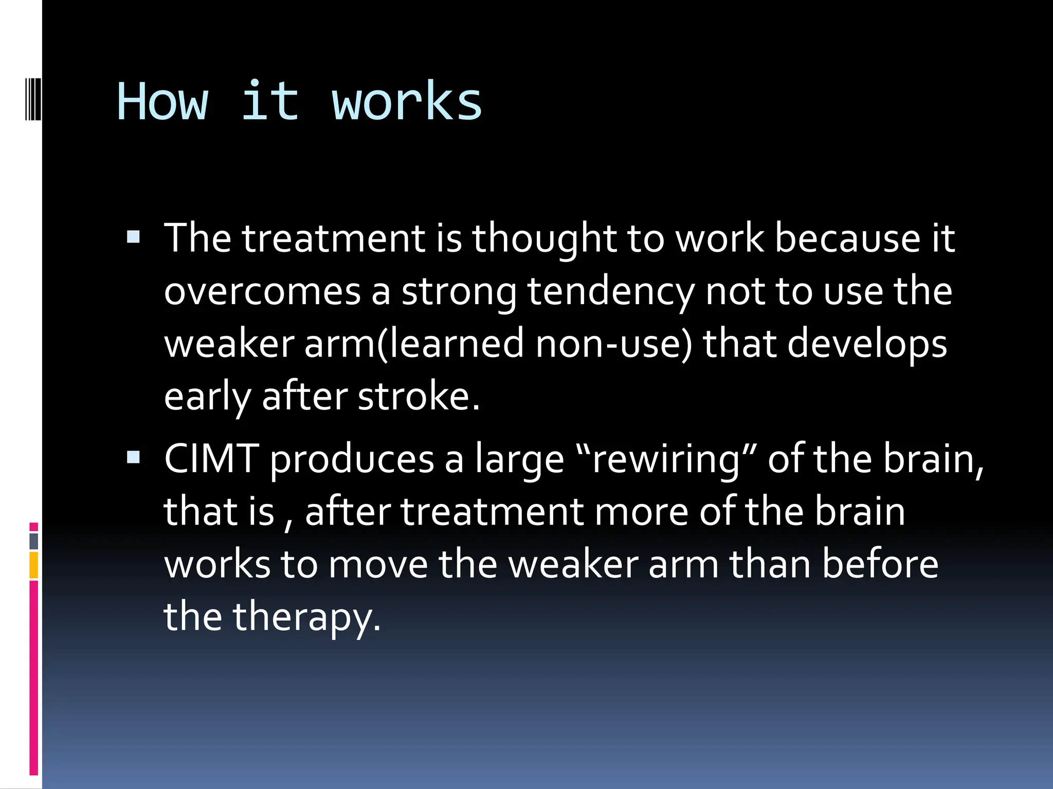CONSTRAINT INDUCED MOVEMENT THERAPY(CIMT).pptx