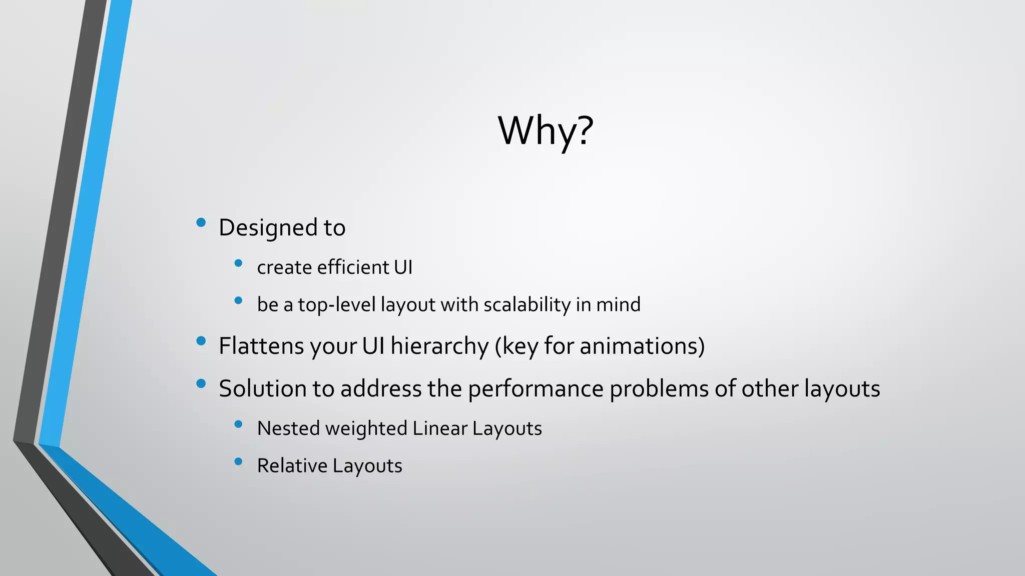 Android Development Constraintlayout Ppt
