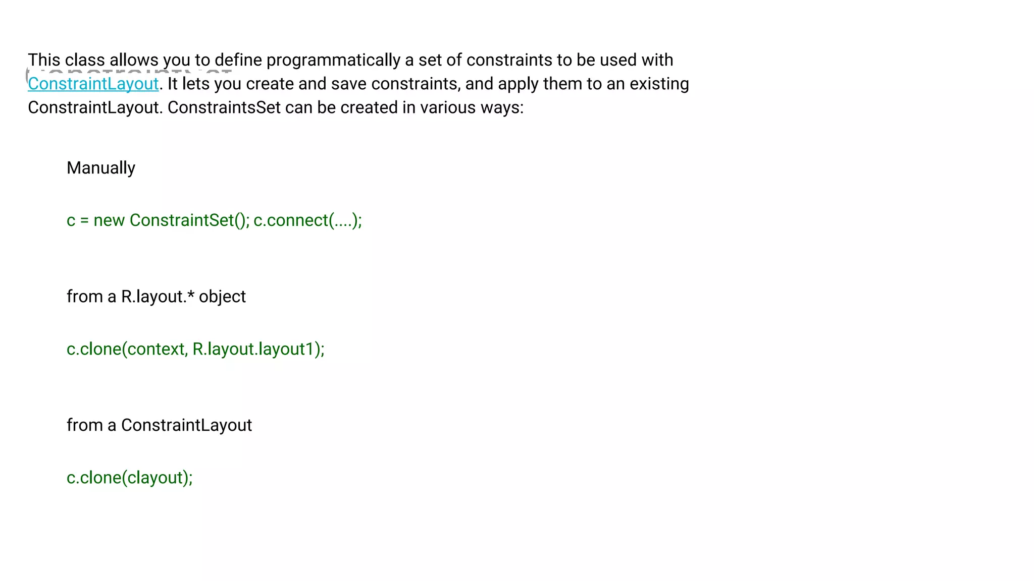 Constraint layout | PPTX