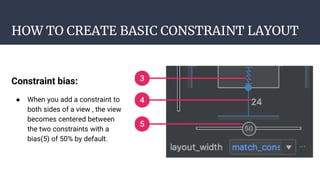 Constraint layout - Cutting edge Android layout design | PPTX | Desktop Publishing | Computer ...
