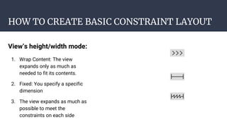 Constraint layout - Cutting edge Android layout design | PPTX | Desktop ...