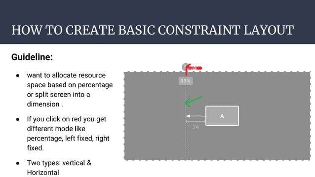 Constraint layout - Cutting edge Android layout design | PPT