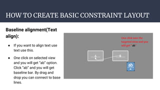 Constraint layout - Cutting edge Android layout design | PPTX | Desktop ...