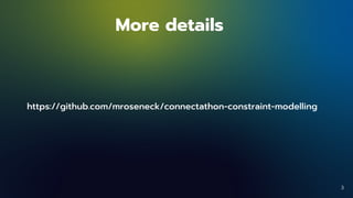 Constraint Modelling with Schemas | PPT