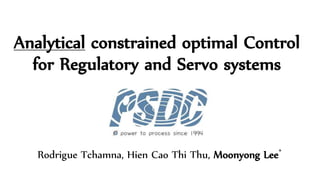 Constraint optimal control | PPTX