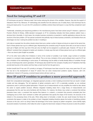 Constraint programming | PDF