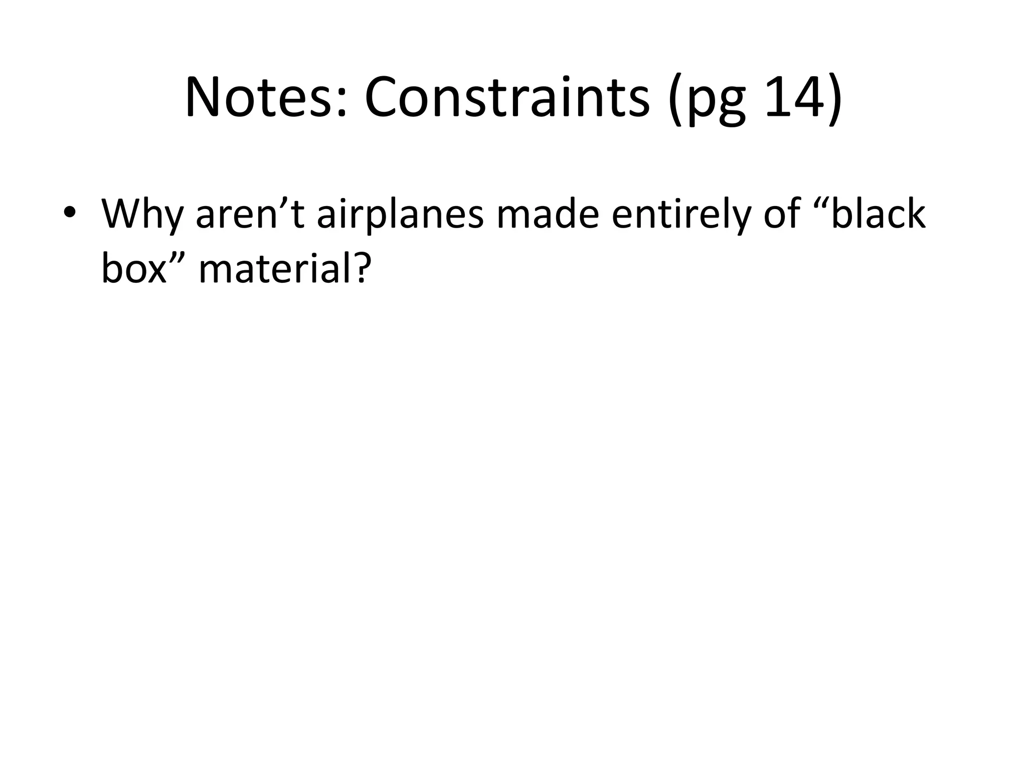 Constraints | PPT