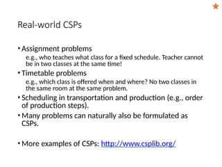 Artificial Intellligence Constraint Satisfaction Problem.pptx