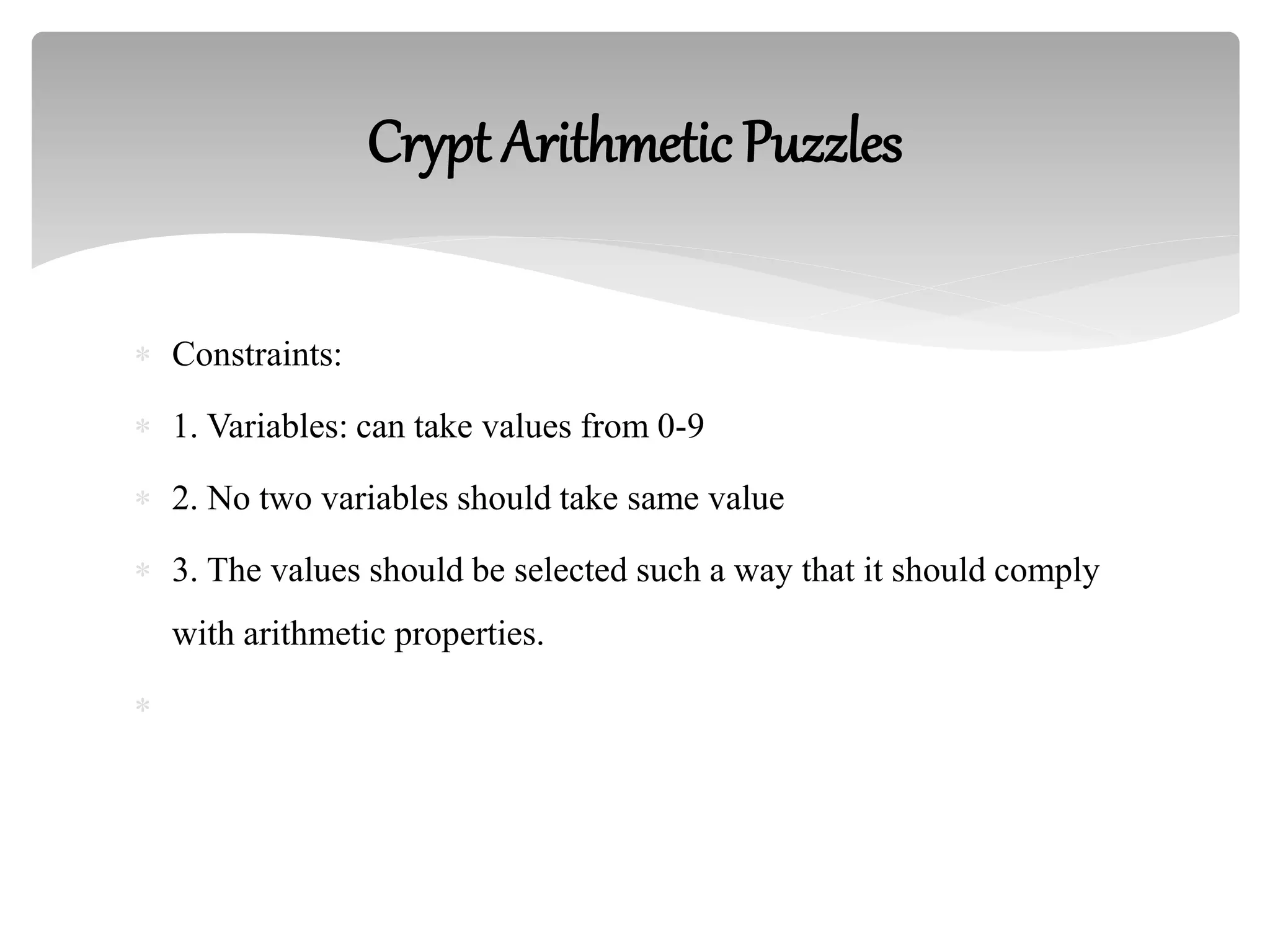 Constraint Satisfaction Problems Csp Ppt