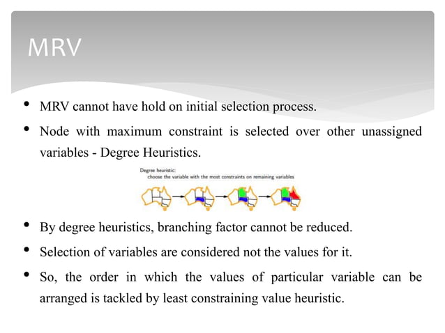 Constraint satisfaction problems (csp) | PPTX