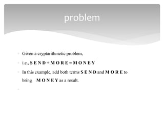 Constraint satisfaction problems (csp) | PPTX