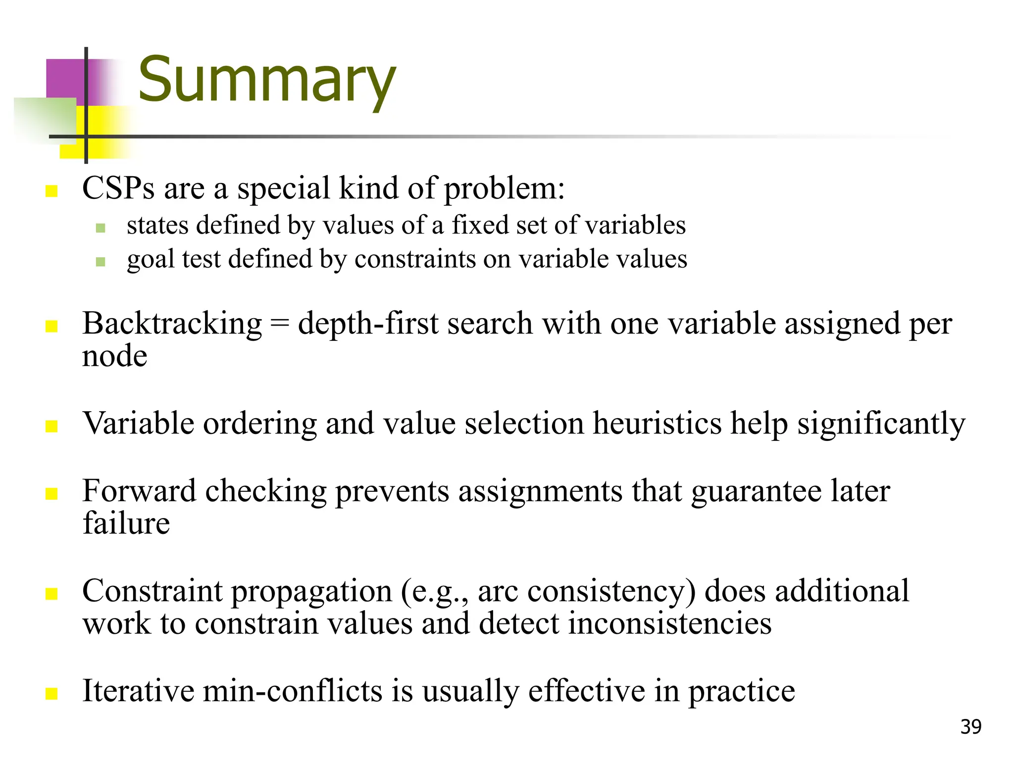 Constraintsatisfaction Problem Basedslidesppt