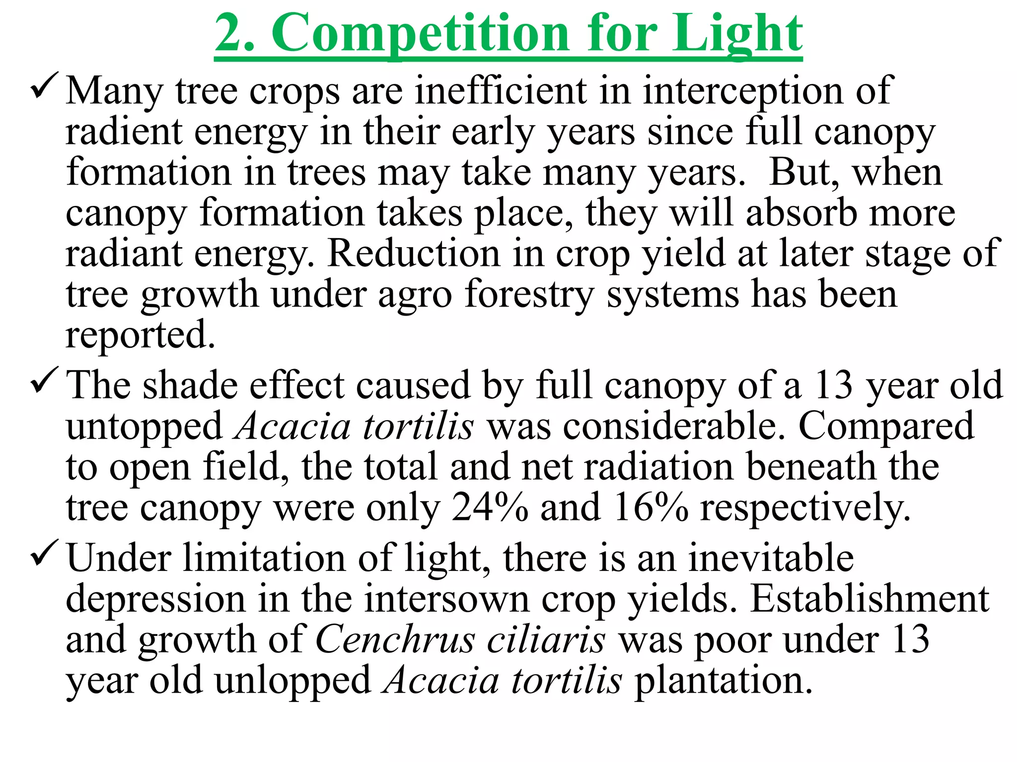 Constraints in agroforestry | PPTX