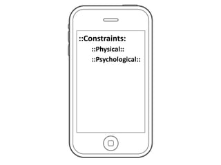 The Principles of Design: Constraints | PPTX