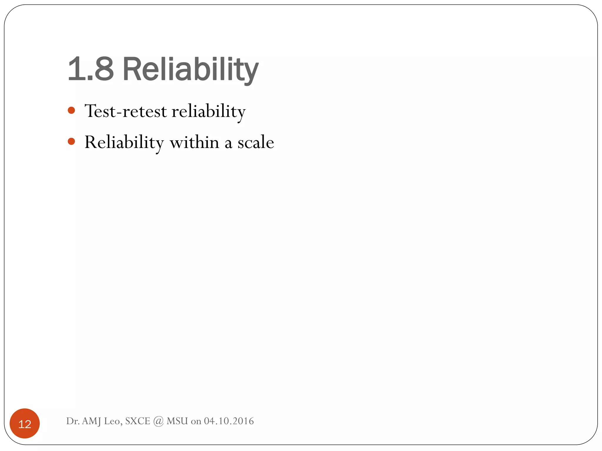 Construction of non cognitive instruments, Tools Construction or ...