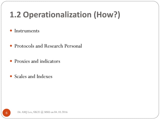 Construction of non cognitive instruments, Tools Construction or ...