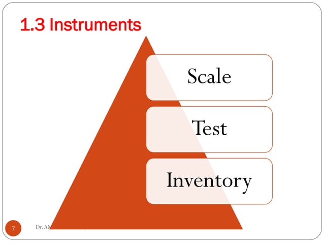 Construction of non cognitive instruments, Tools Construction or ...