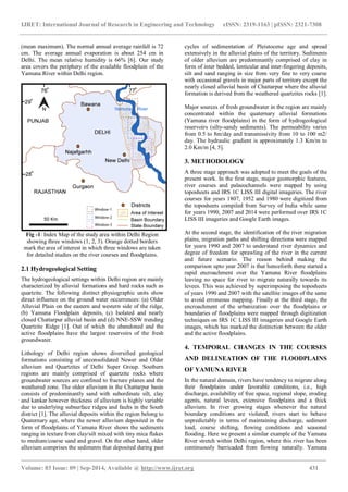 Constriction of the yamuna river floodplains within delhi region since ...