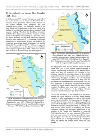 Constriction of the yamuna river floodplains within delhi region since ...