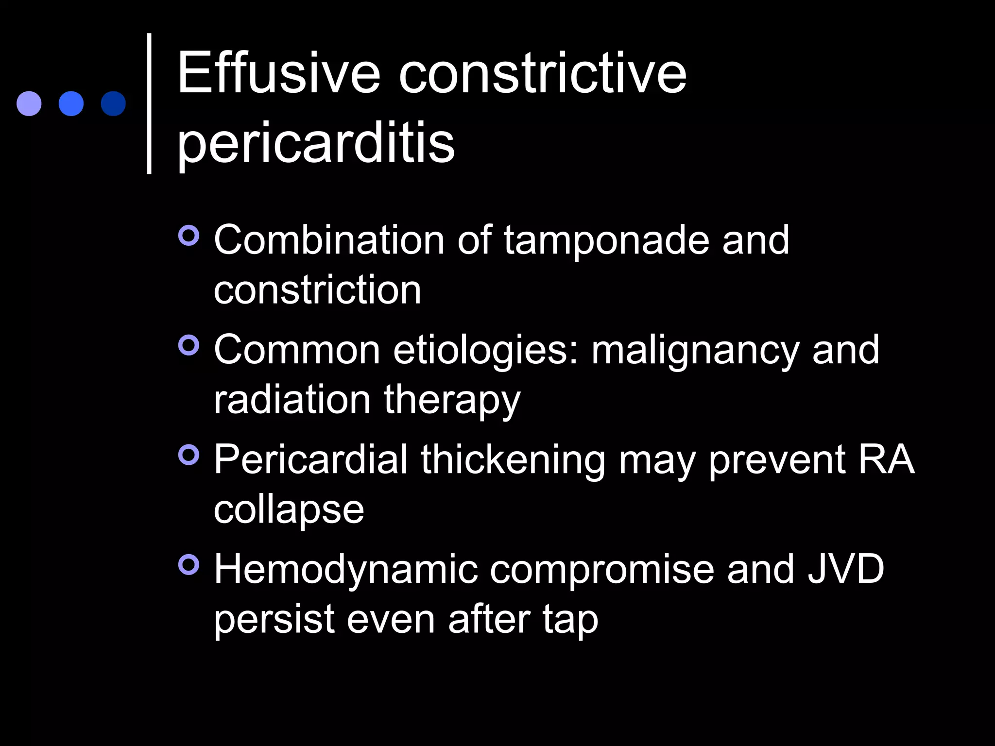 Constrictive pericarditis | PPT