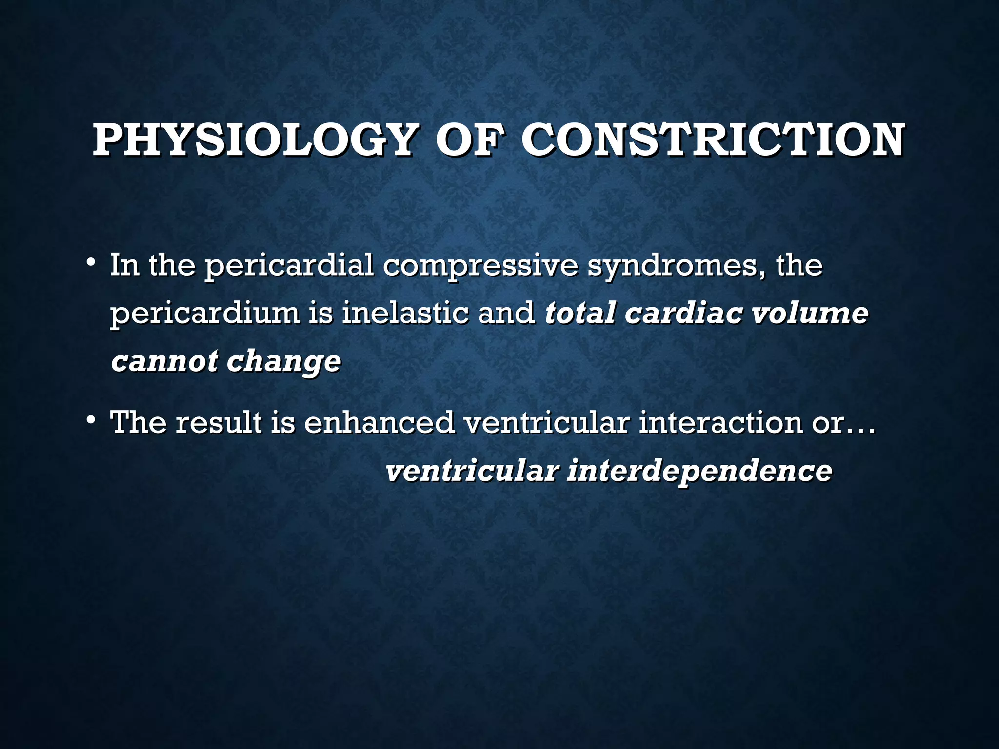 Constrictive pericarditis | PPT