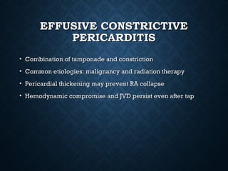 Constrictive pericarditis | PPT