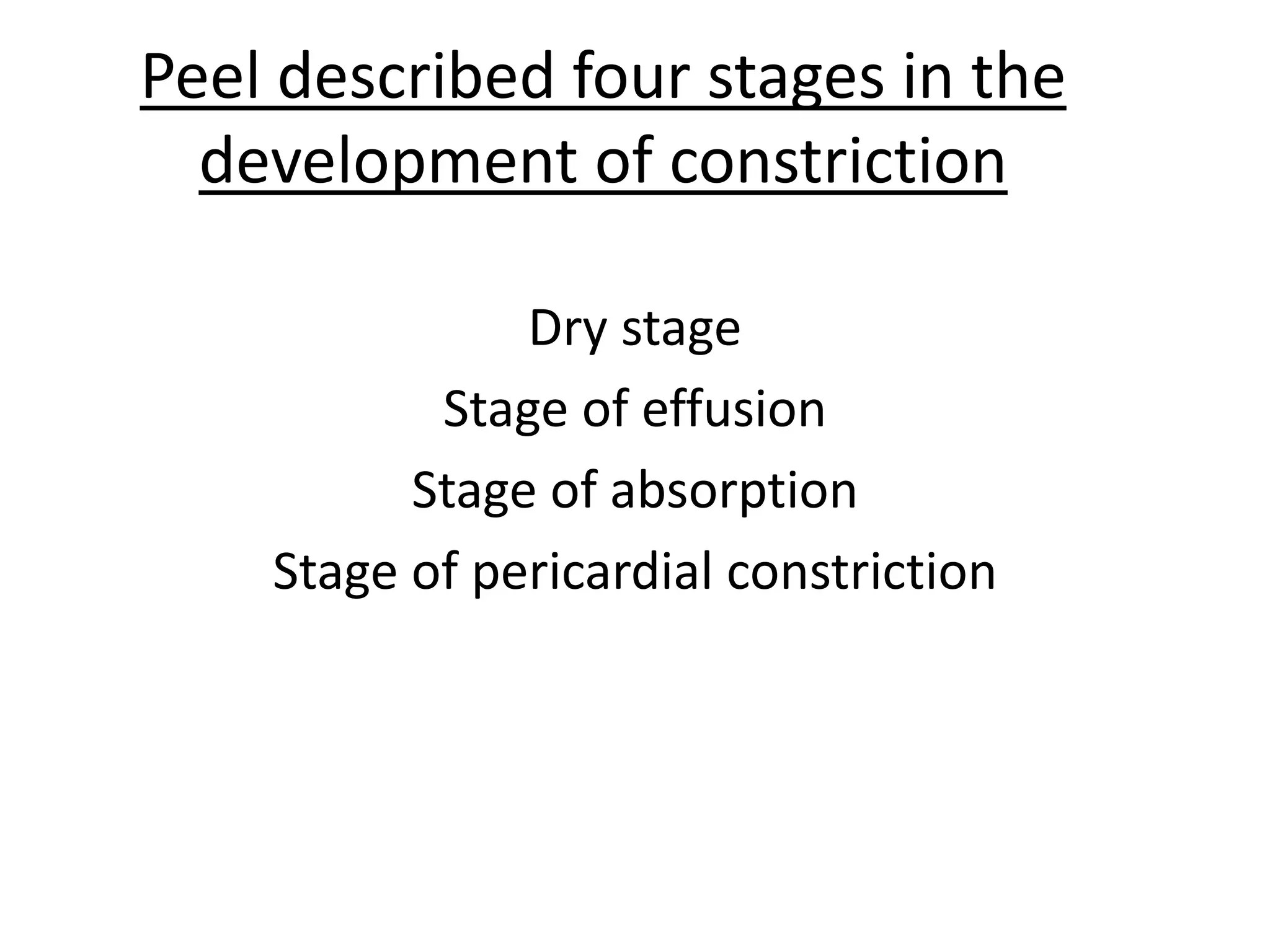 Constrictive pericarditis pathophysiology | PPTX
