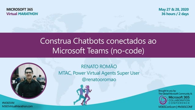 Construa chatbots conectados ao Microsoft Teams (no-code) | PPT