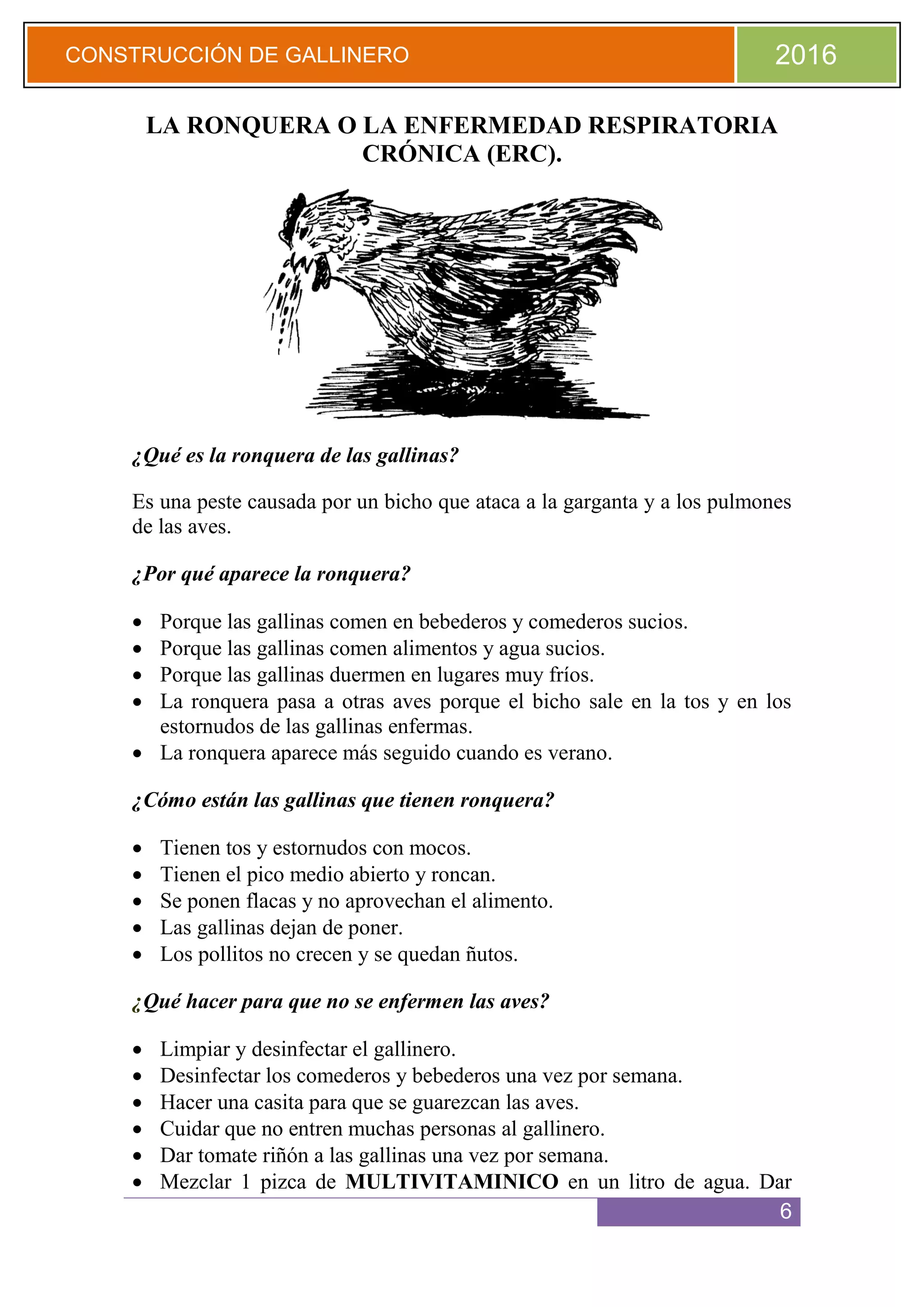 Construcción del gallinero Grupo Azará | PDF