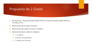 Construcción de mecanismos | PPTX