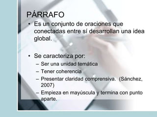 Construcción de párrafos | PPSX