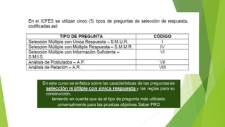 Construcción de ítems tipo selección múltiple con única respuesta | DOCX