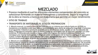 Construcciones en concreto | PPTX