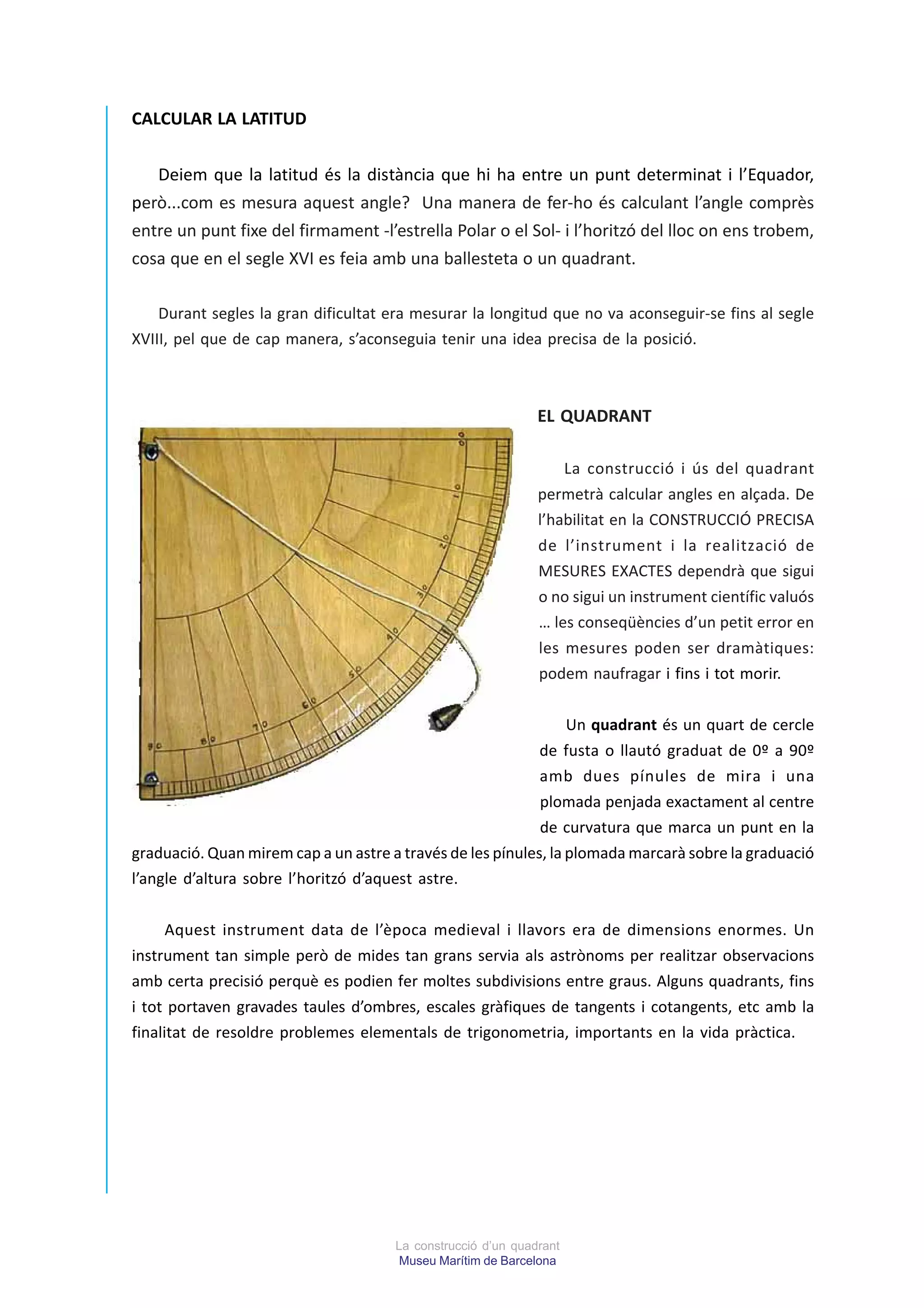 Construcció quadrant | PDF