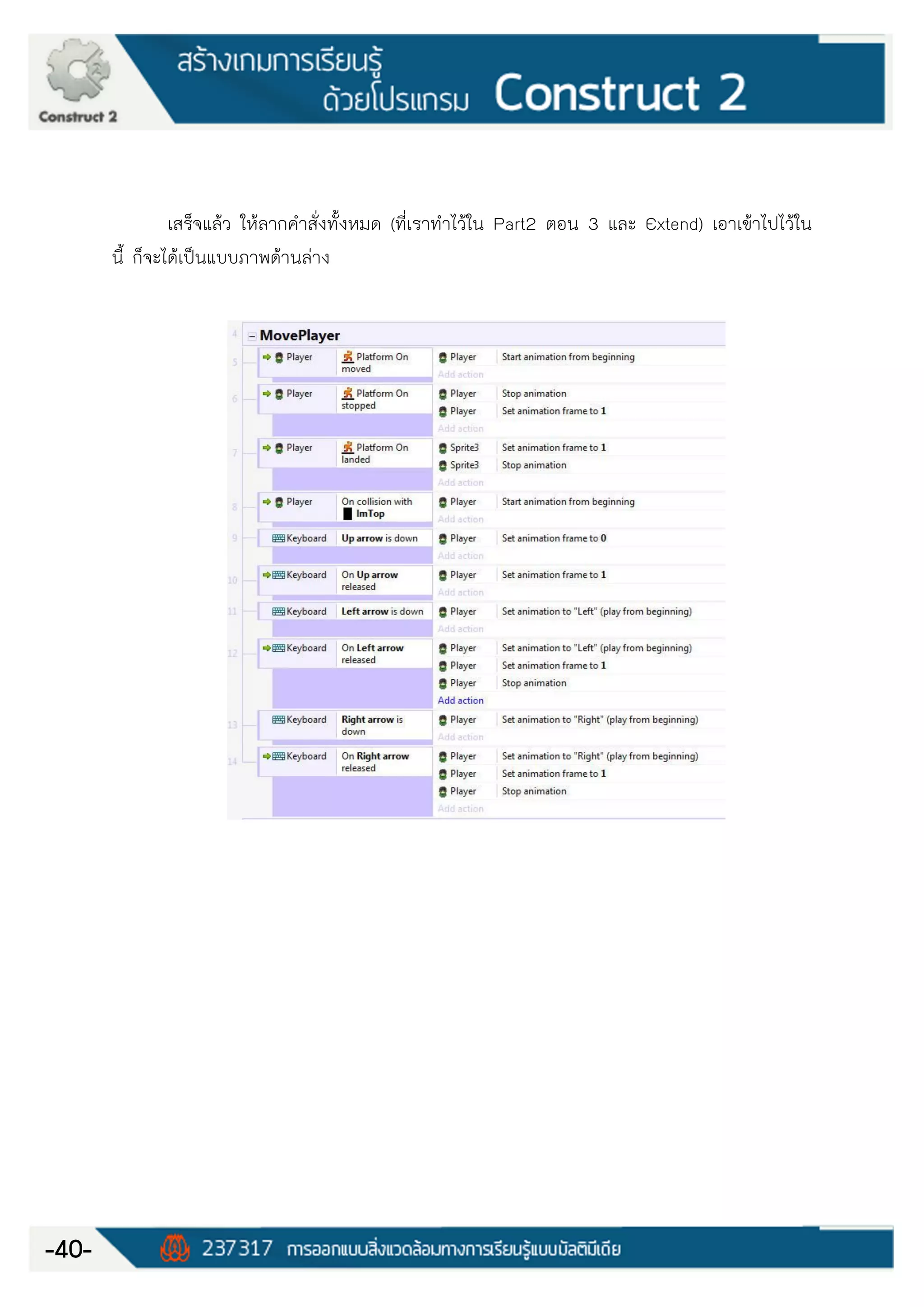 Construct 2 Manual (คู่มือ Construct 2 ฉบับภาษาไทย) | PDF