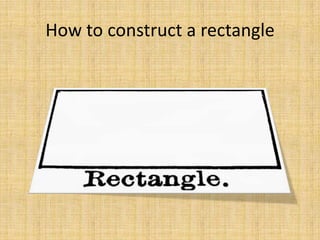 Construct 2 dimension shapes by folding a4 paper | PPTX