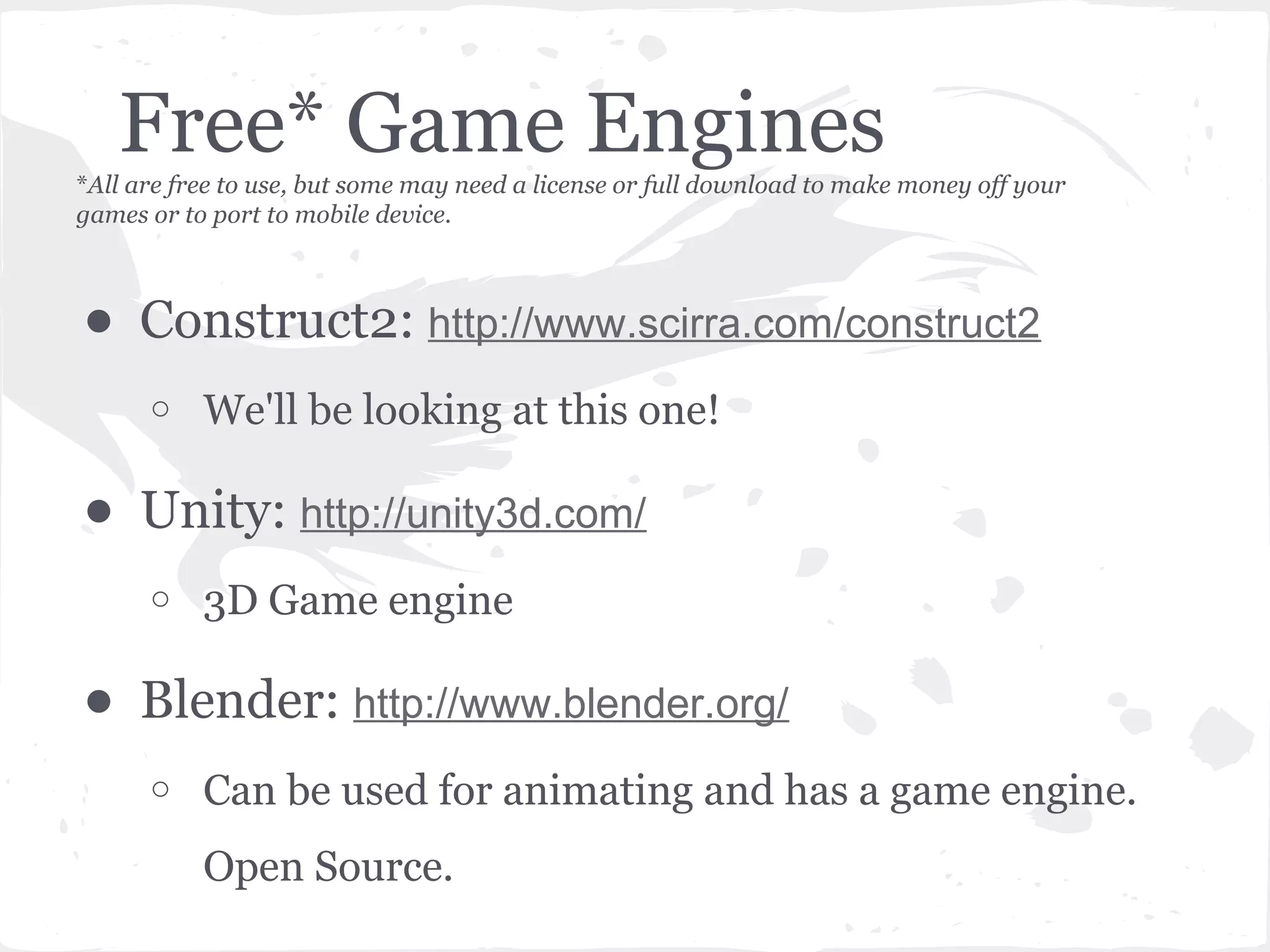 Construct2 games tech2 | PPT