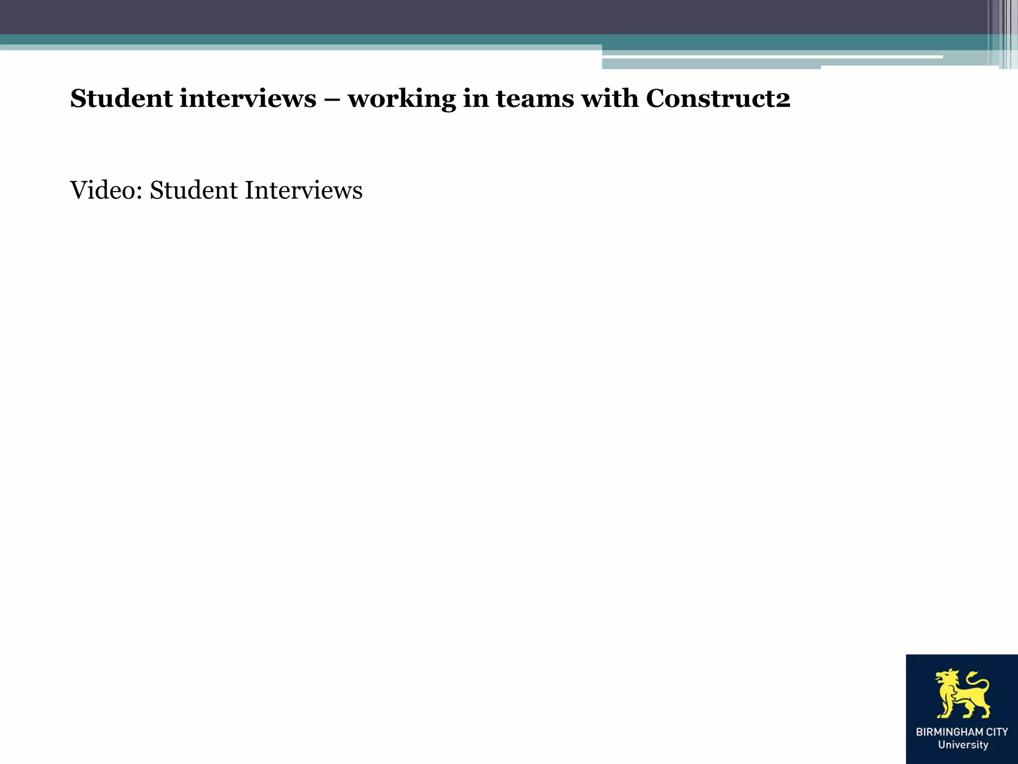Construct2 Microsoft Conference | PPT