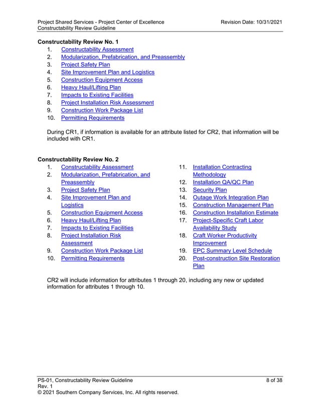 Constructability-Review-Guideline.pdf | Construction Industry | Industries