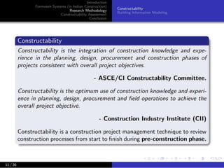 Constructability Assessment of Climbing Formwork Systems using Building Information Modeling | PPT