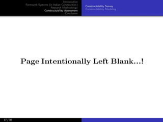 Constructability Assessment of Climbing Formwork Systems using Building Information Modeling | PPT