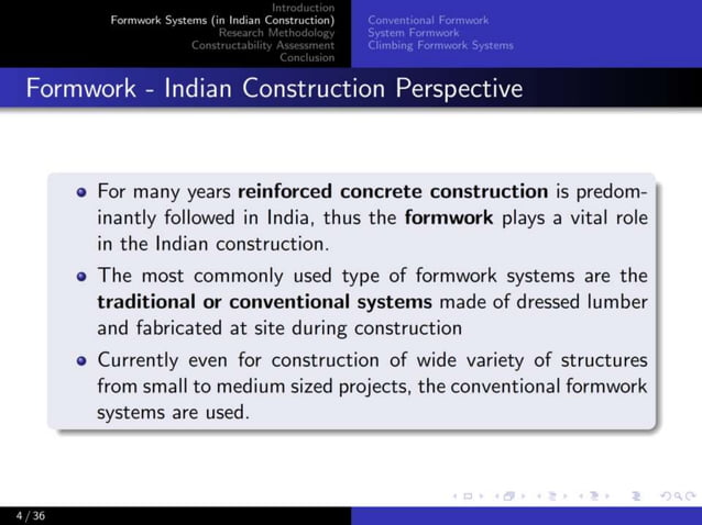 Constructability Assessment Of Climbing Formwork Systems Using Building