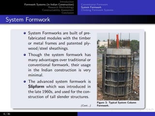Constructability Assessment of Climbing Formwork Systems using Building Information Modeling | PPT