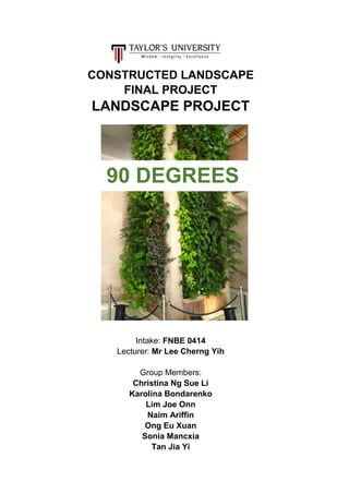 Constructed landscape final project (final) | DOCX