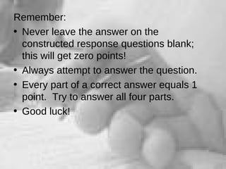 Constructed response practice | PPT