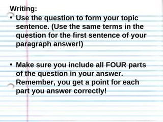 Constructed response practice | PPT