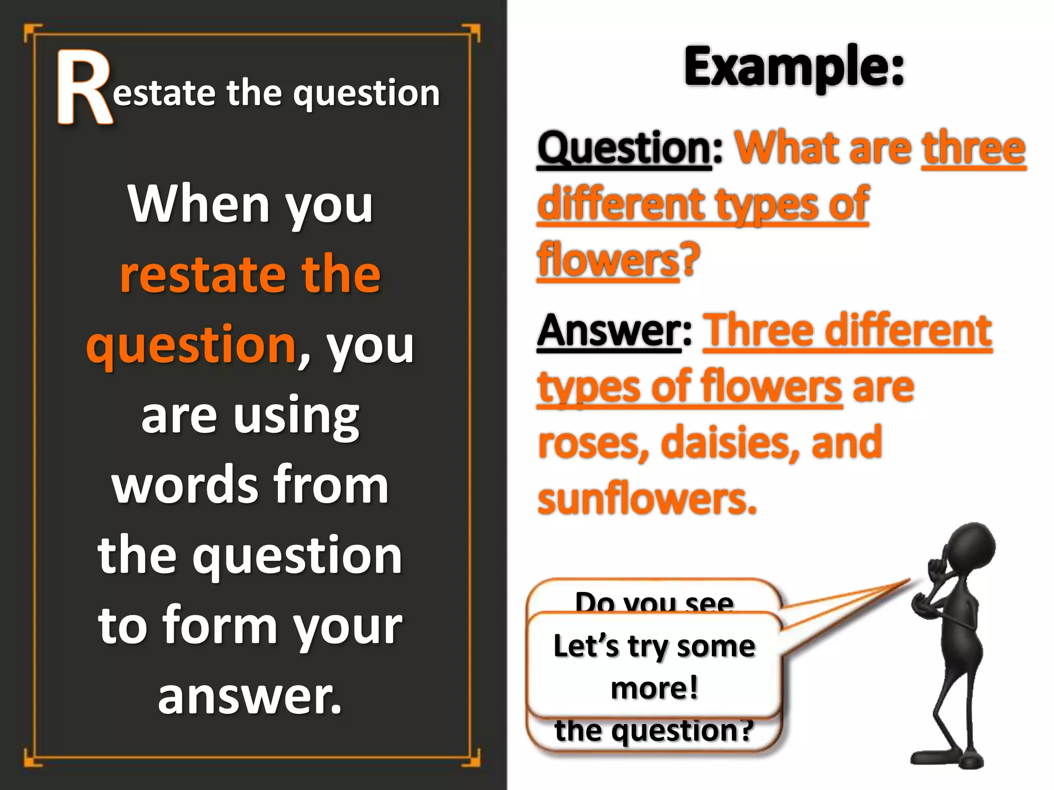 Constructed Response using the RAPP method | PPTX