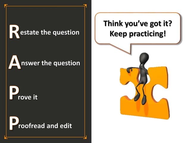 Constructed Response using the RAPP method | PPTX
