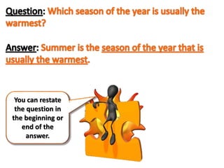 Constructed Response using the RAPP method | PPTX